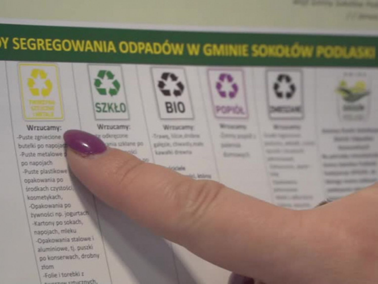 Kontrole segregacji odpadów w Sokołowie Podlaskim Kontrole segregacji odpadów w Sokołowie Podlaskim