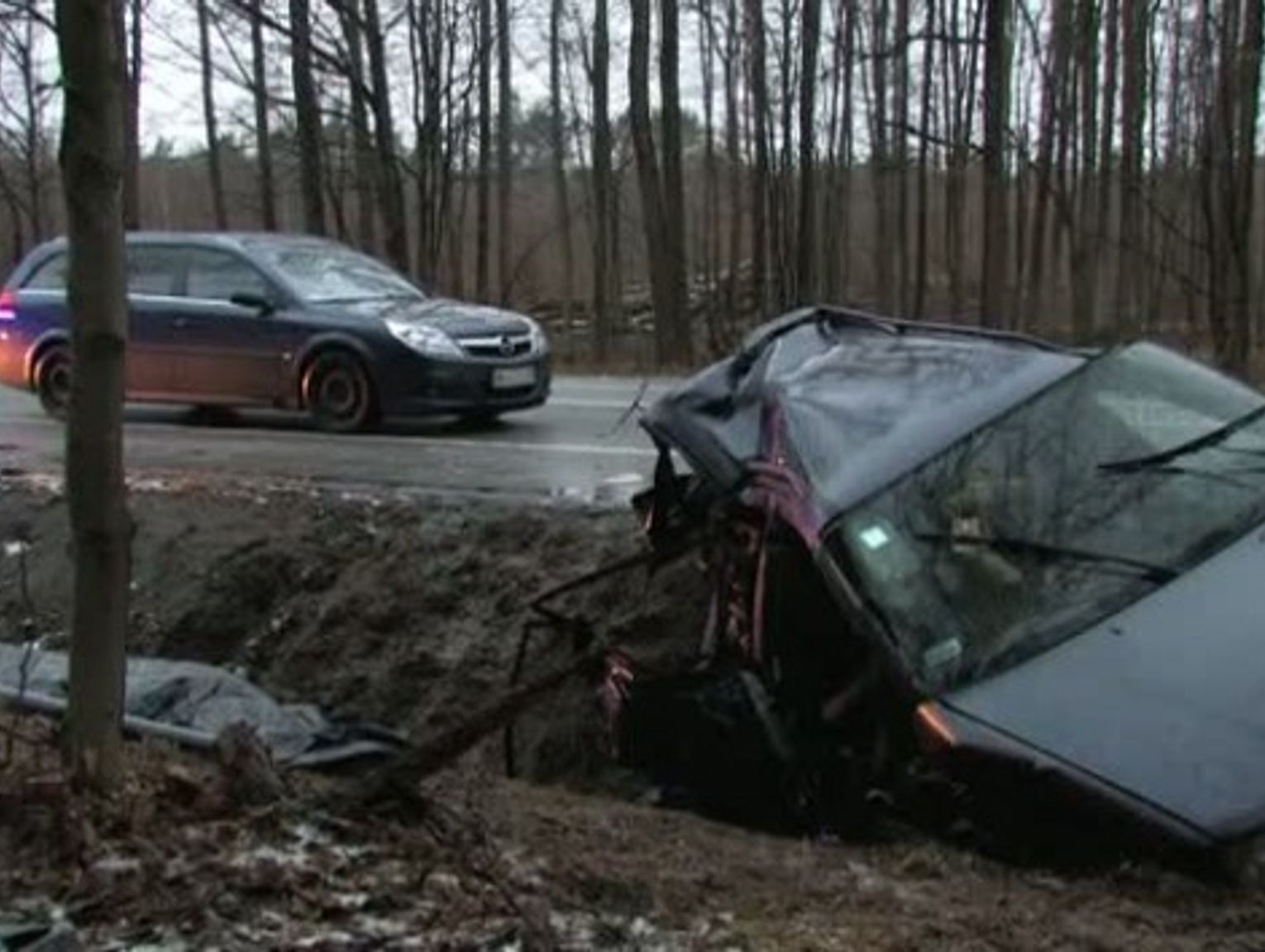 Tragiczny wypadek na DK 2 Tragiczny wypadek na DK 2